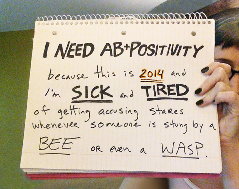 IV. AB Positive Blood Type Awareness and Anti-Discrimination Campaign ...